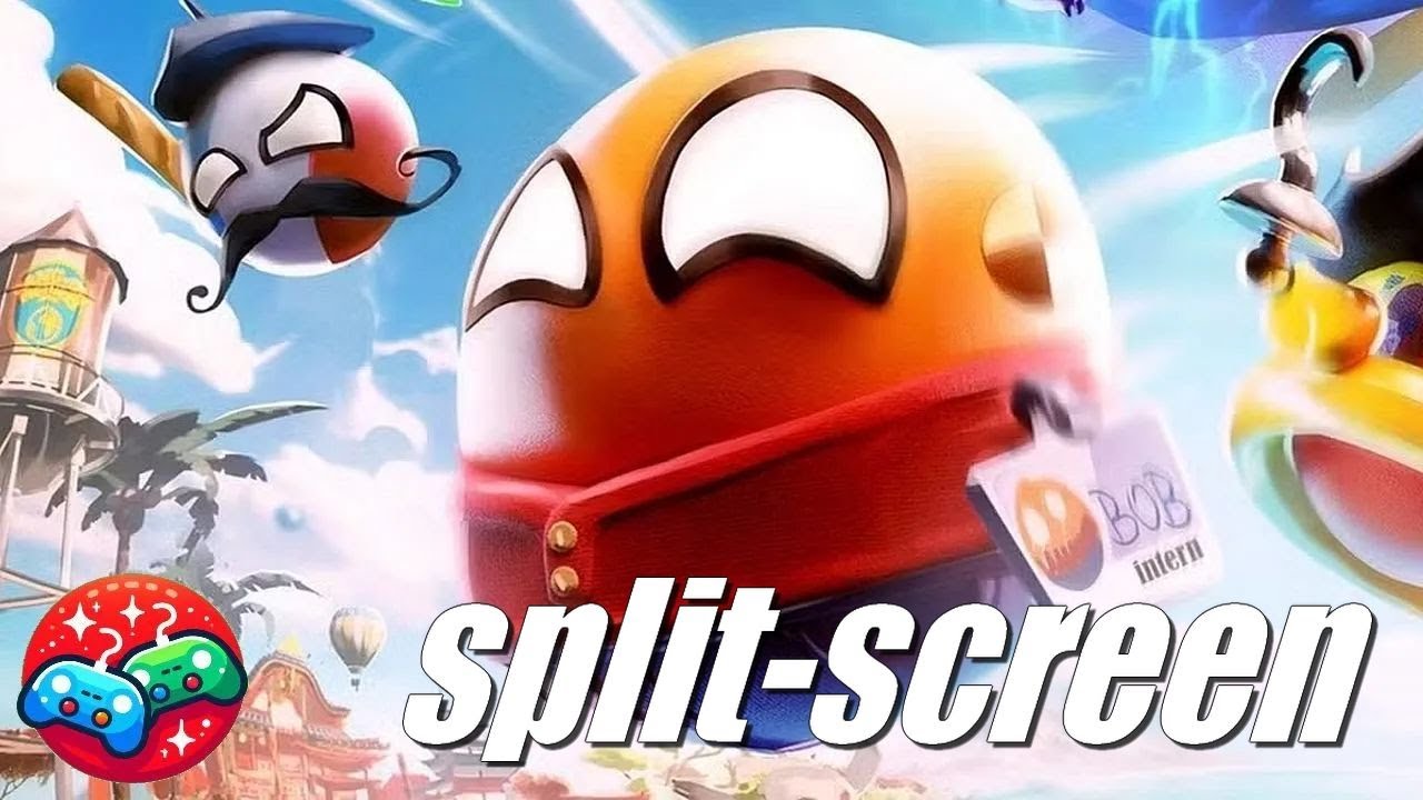 Split-screen in Bang-on Balls: Chronicles (multiplayer games) - YouTube