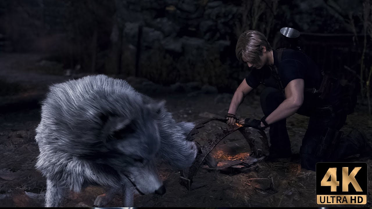 All Dog Scenes 4K ULTRA HD - RESIDENT EVIL 4 REMAKE PS5 Cinematic - YouTube