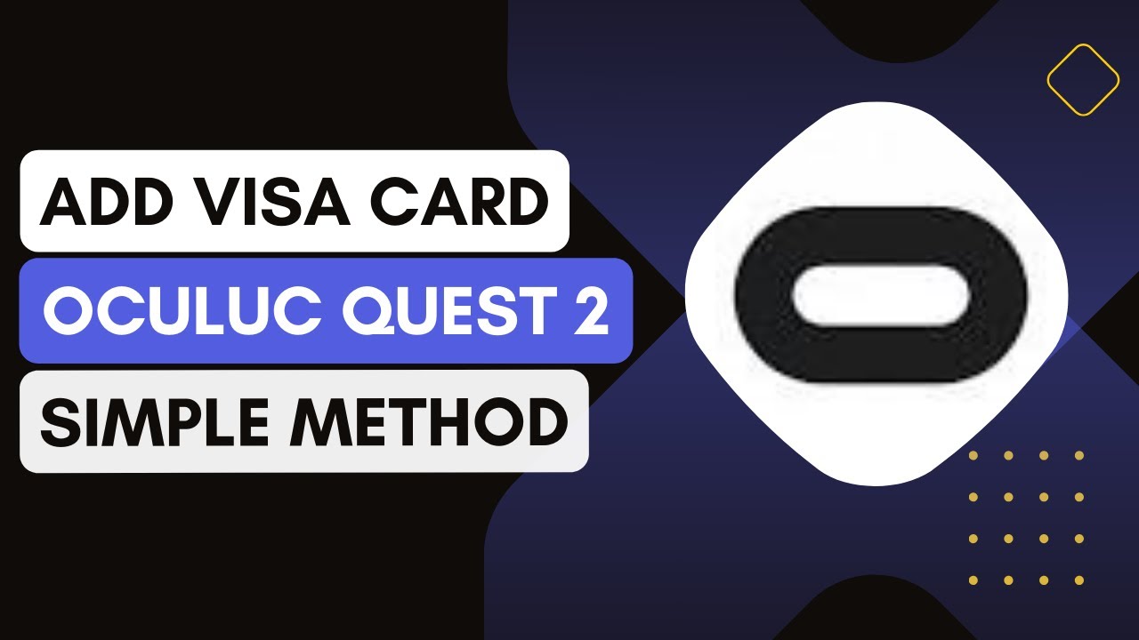 How To Add Visa Gift Card To Oculus Quest 2 ! - YouTube