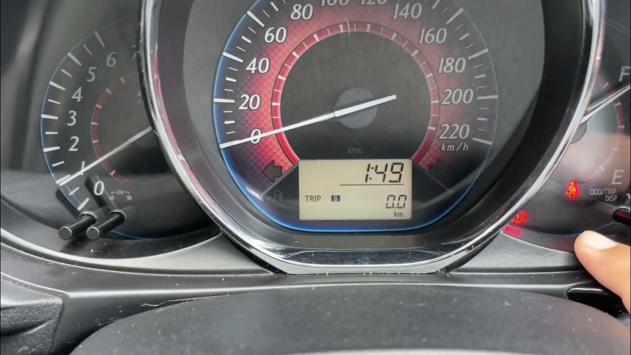 Cara Reset Speedometer ODO Kilometer Yaris - YouTube