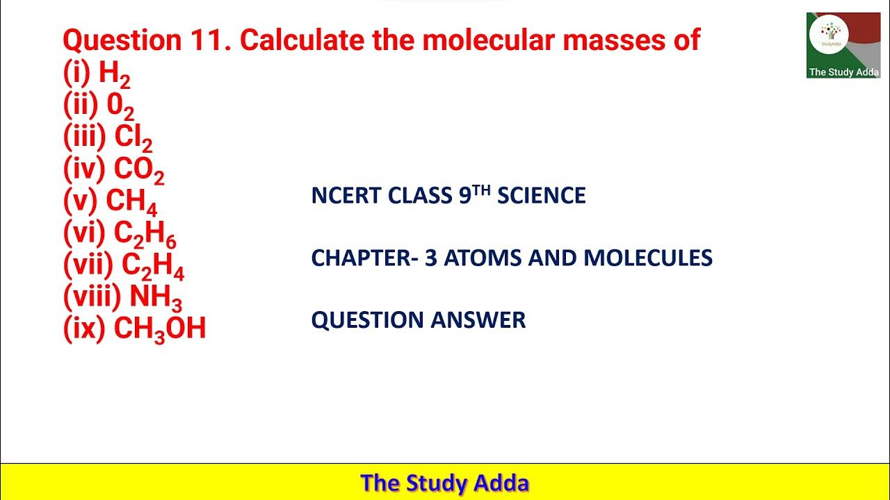 Calculate The Molecular Masses Of i H2 ii 02 iii Cl2 iv CO2 v calculate-the-molecular-masses-of-i-h2-ii-02-iii-cl2-iv-co2-v
