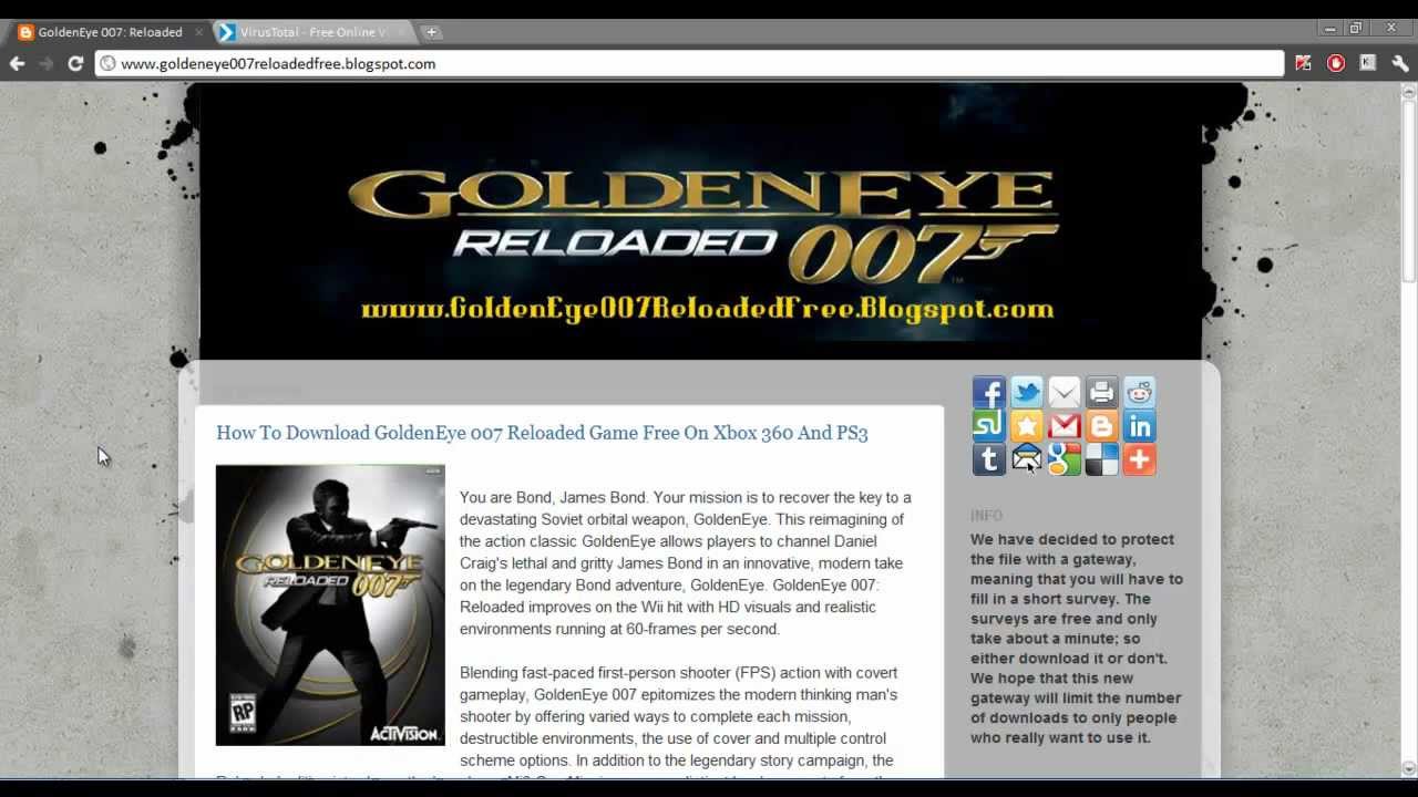 GoldenEye 007 Reloaded Game Download Free- Xbox 360 - PS3 - YouTube
