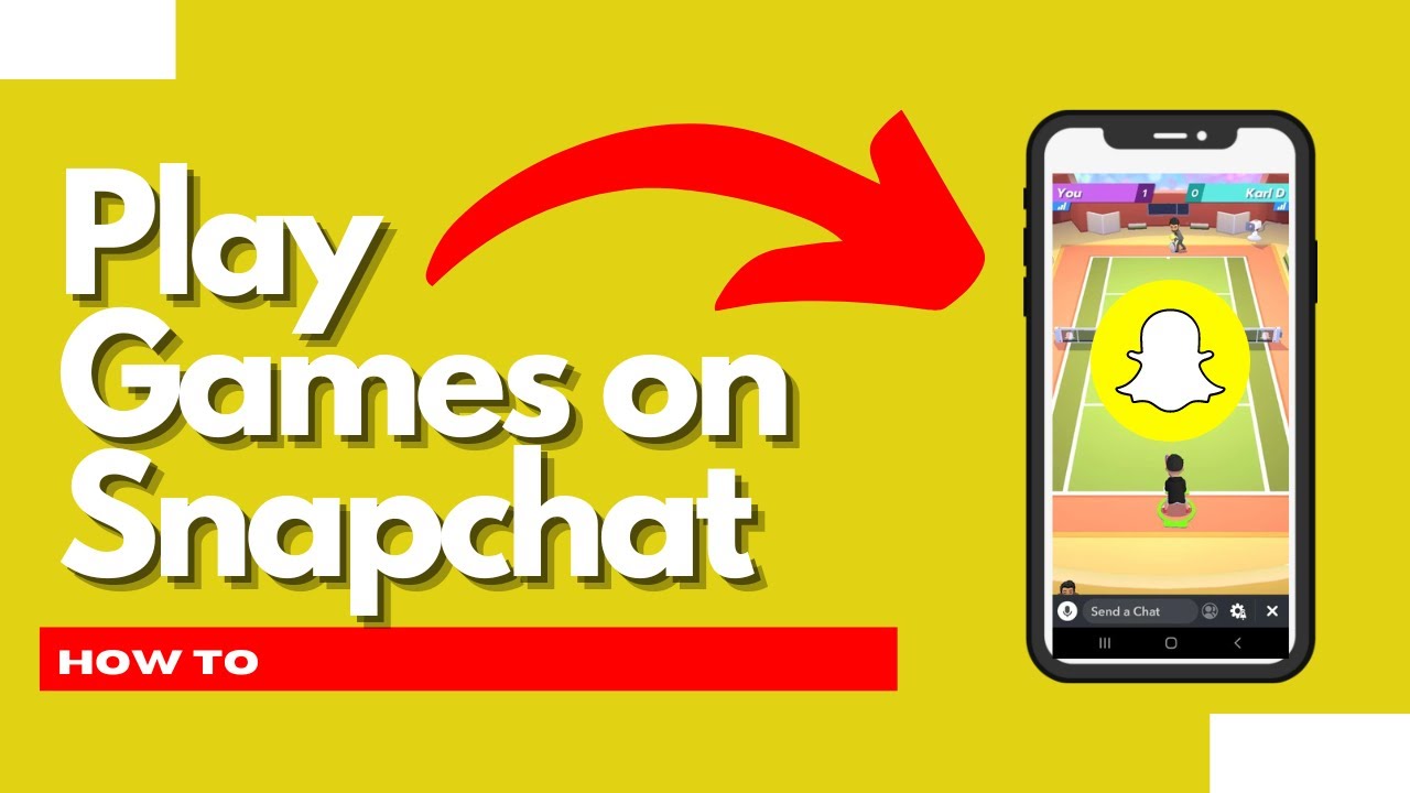 How to play games on snapchat (Quick & Easy) - YouTube