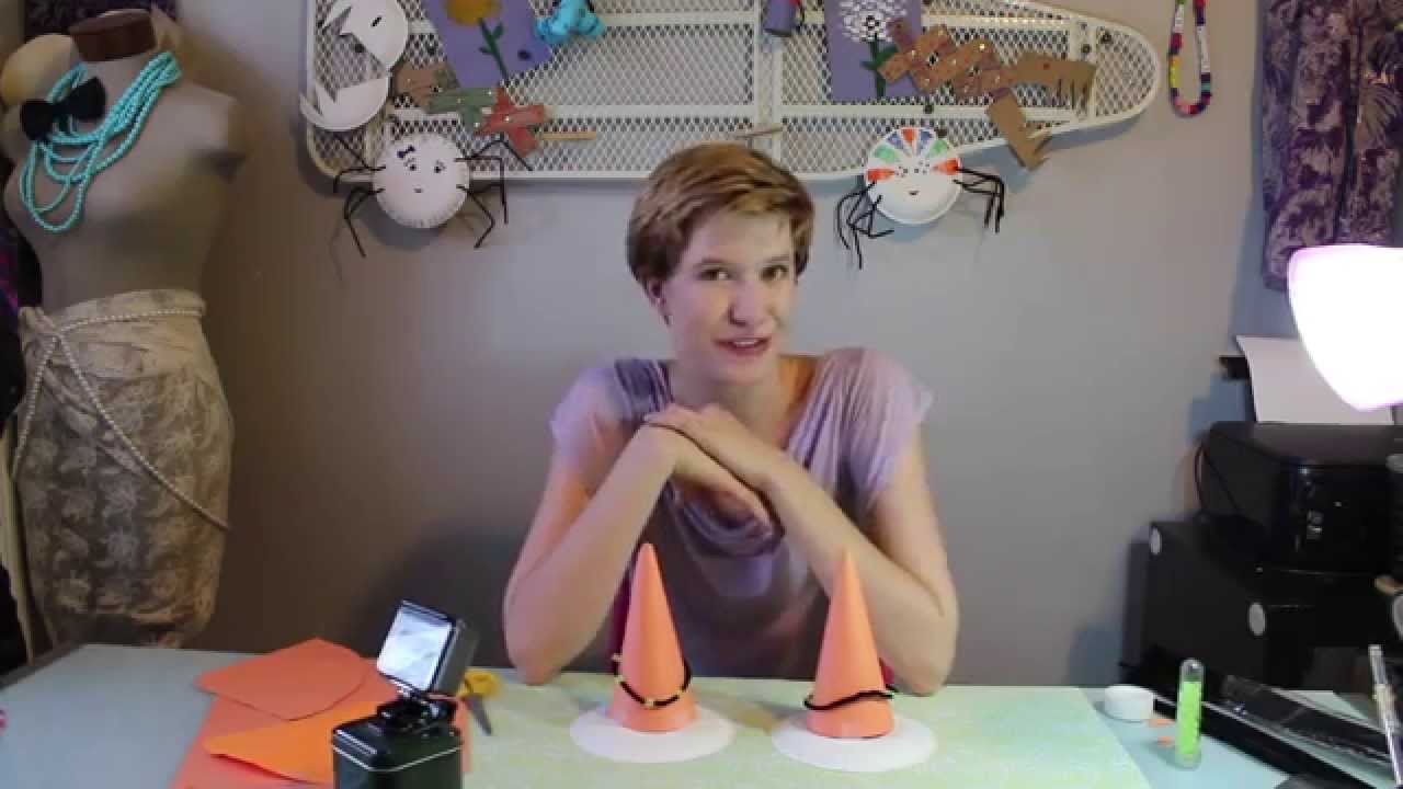 Witch Hats- DIY Ring Toss Game - YouTube