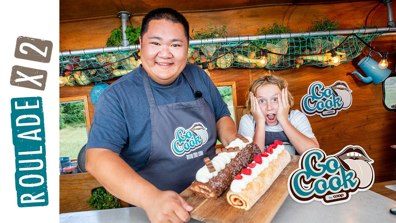 2 slags hjemmelavet roulade med samme dej | GoCook by Coop - YouTube