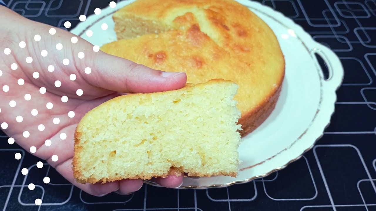 EASY and SIMPLE CAKE recipe, how to make cake at home - YouTube