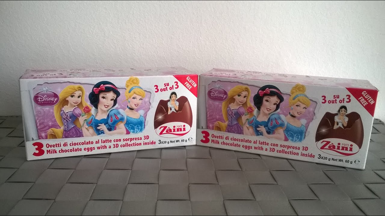 Kinder Surprise Disney Princess - YouTube