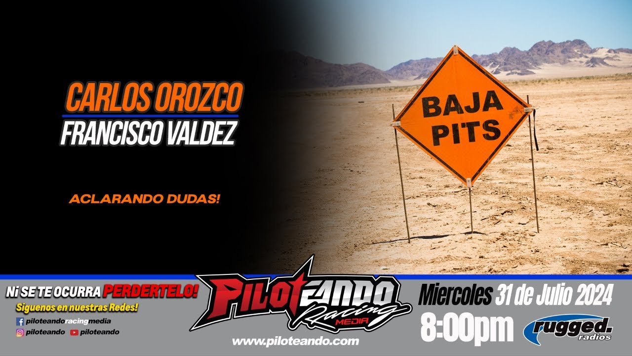 Baja Pits / Aclarando Dudas en Piloteando - YouTube