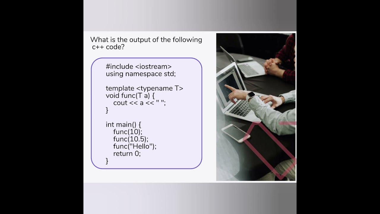 C++ interview coding question || Programming in C++ || Coding MCQ # ... C++ interview coding question || Programming in C++ || Coding MCQ # ...