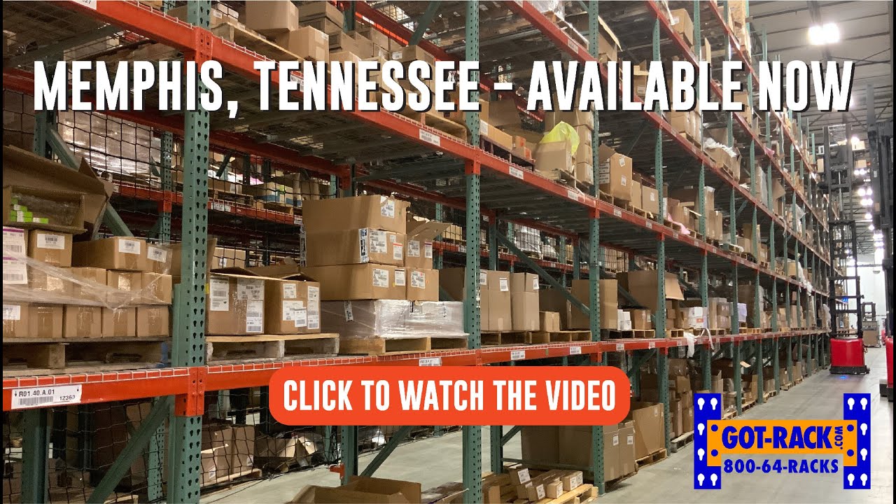 Memphis, Tennessee - Warehouse Racking Available Now - YouTube