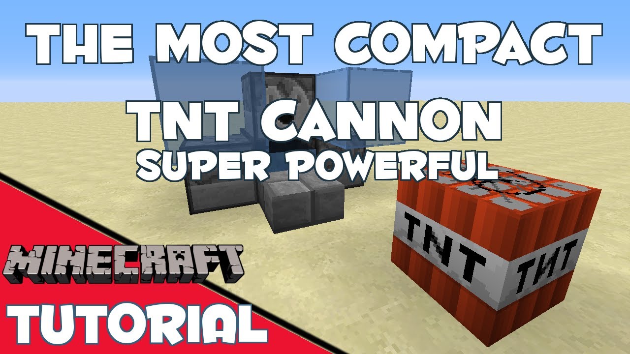 Powerful & Compact TNT Cannon - Minecraft 1.7.2 - YouTube