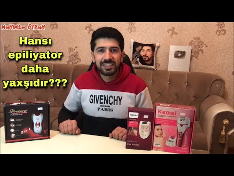 Xanımlar üçün epiliyatorları incələdim / Mənimlə öyrən