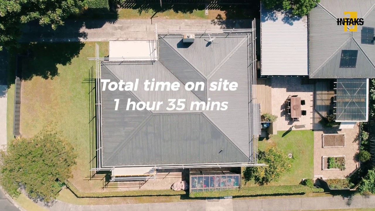 INTAKS Soffit Prop Edge Protection time lapse video - YouTube