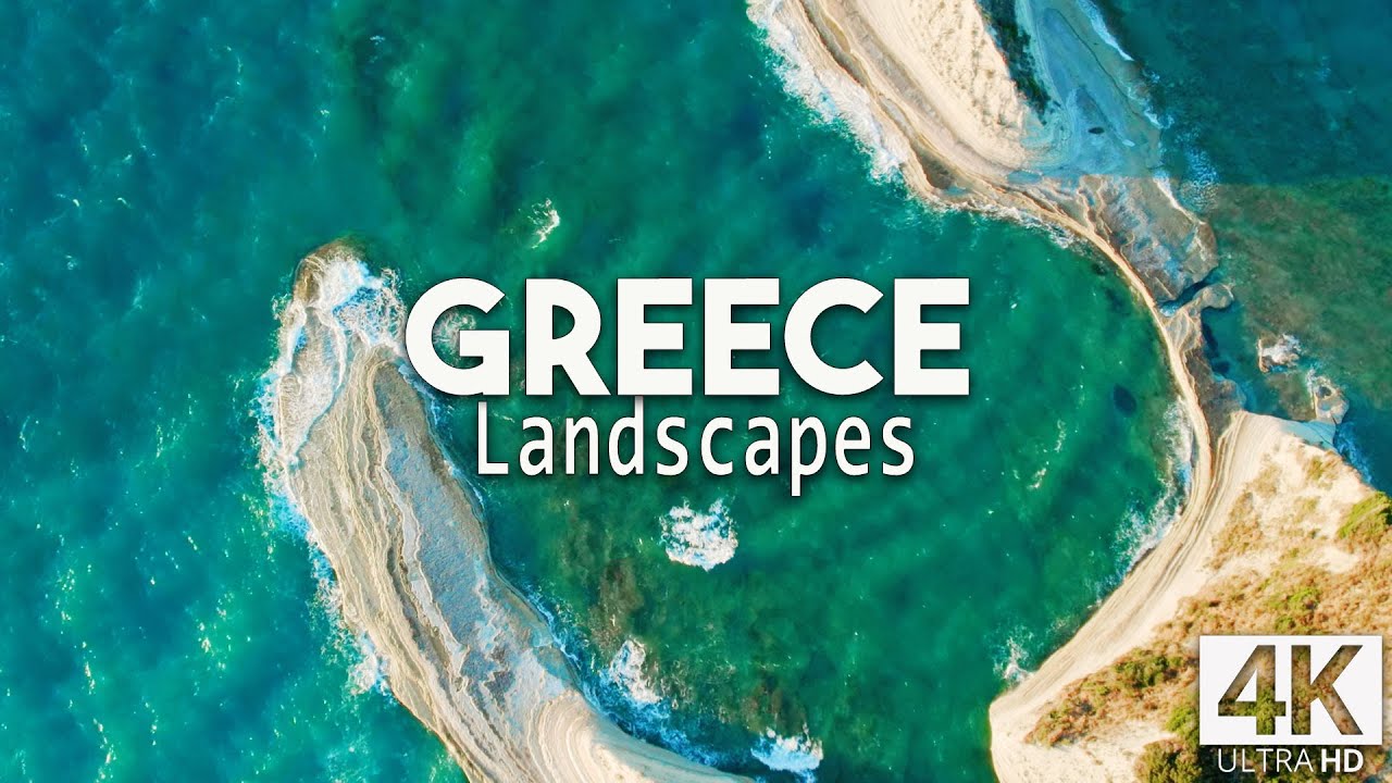 Flying over Greece 4k uhd - Relaxing Music Along With Beautiful Nature ...