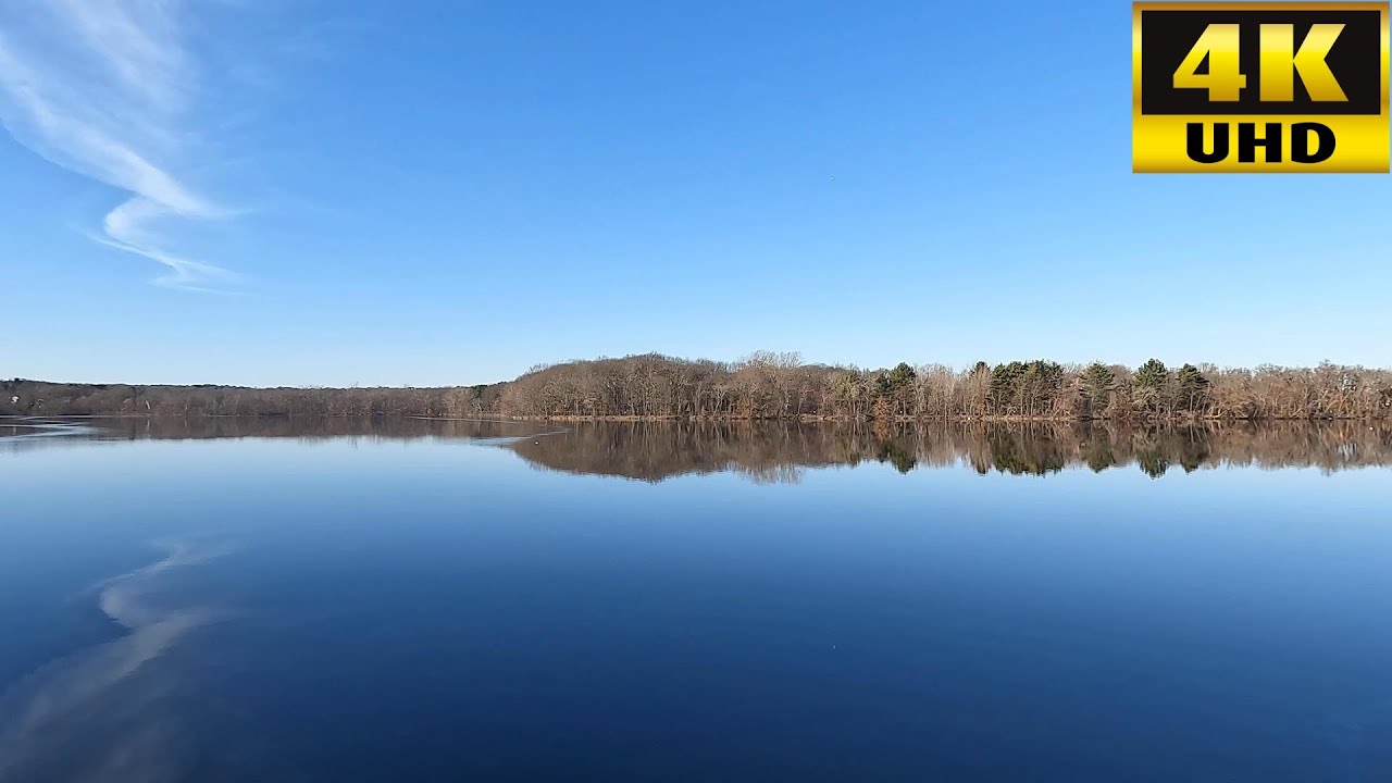 4K Walk in Massachusetts - Fresh Pond Reservation - YouTube