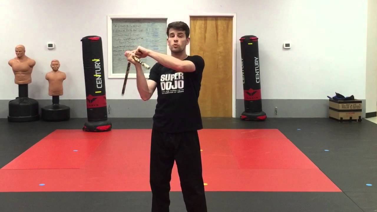 Black Belt Single Chux Form: Core Combo #1 - YouTube
