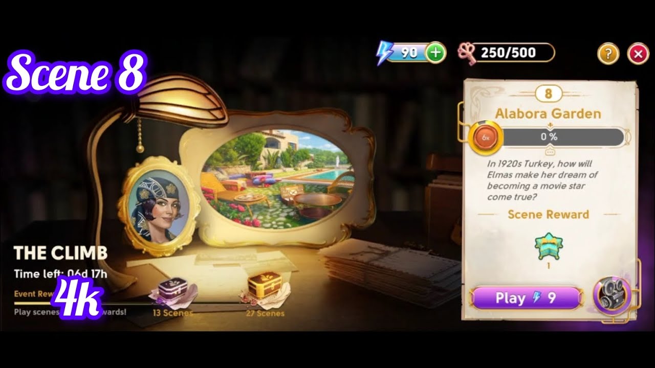 JUNE'S JOURNEY SECRET 11 SCENE 8 "ALABORA GARDEN " WORD MODE 4K - YouTube