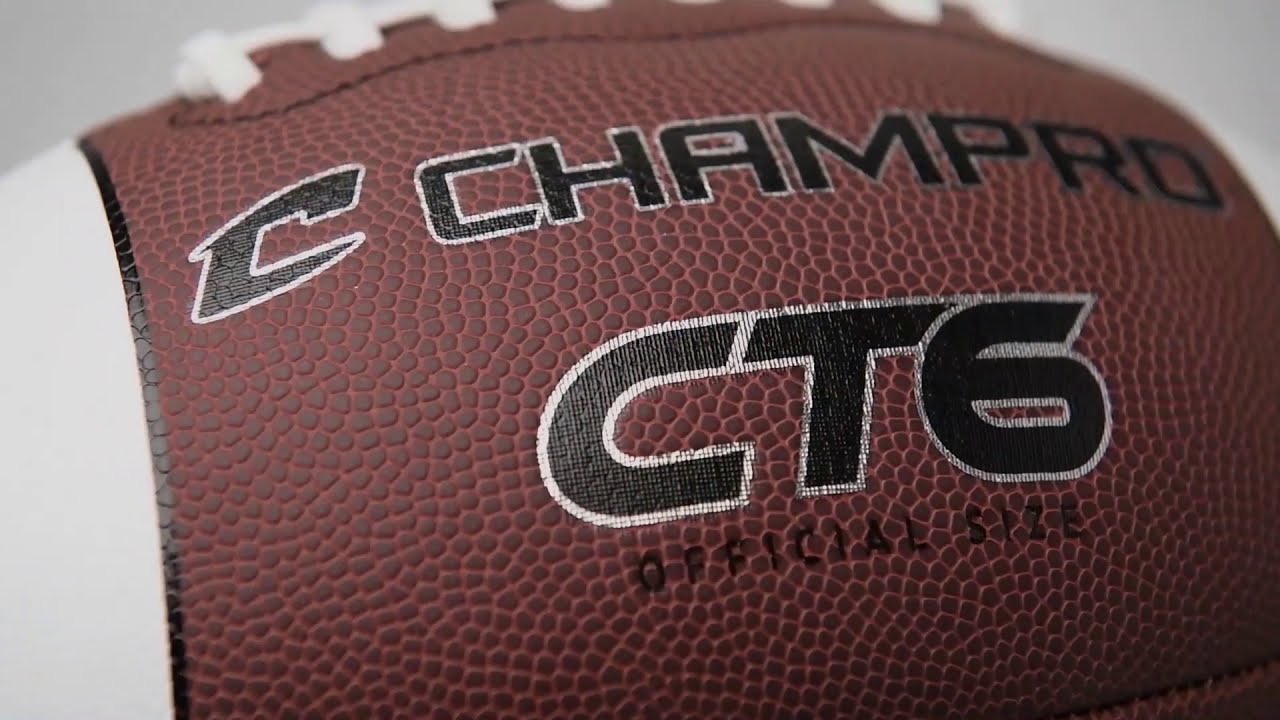 CHAMPRO CT6 "600" Football - YouTube