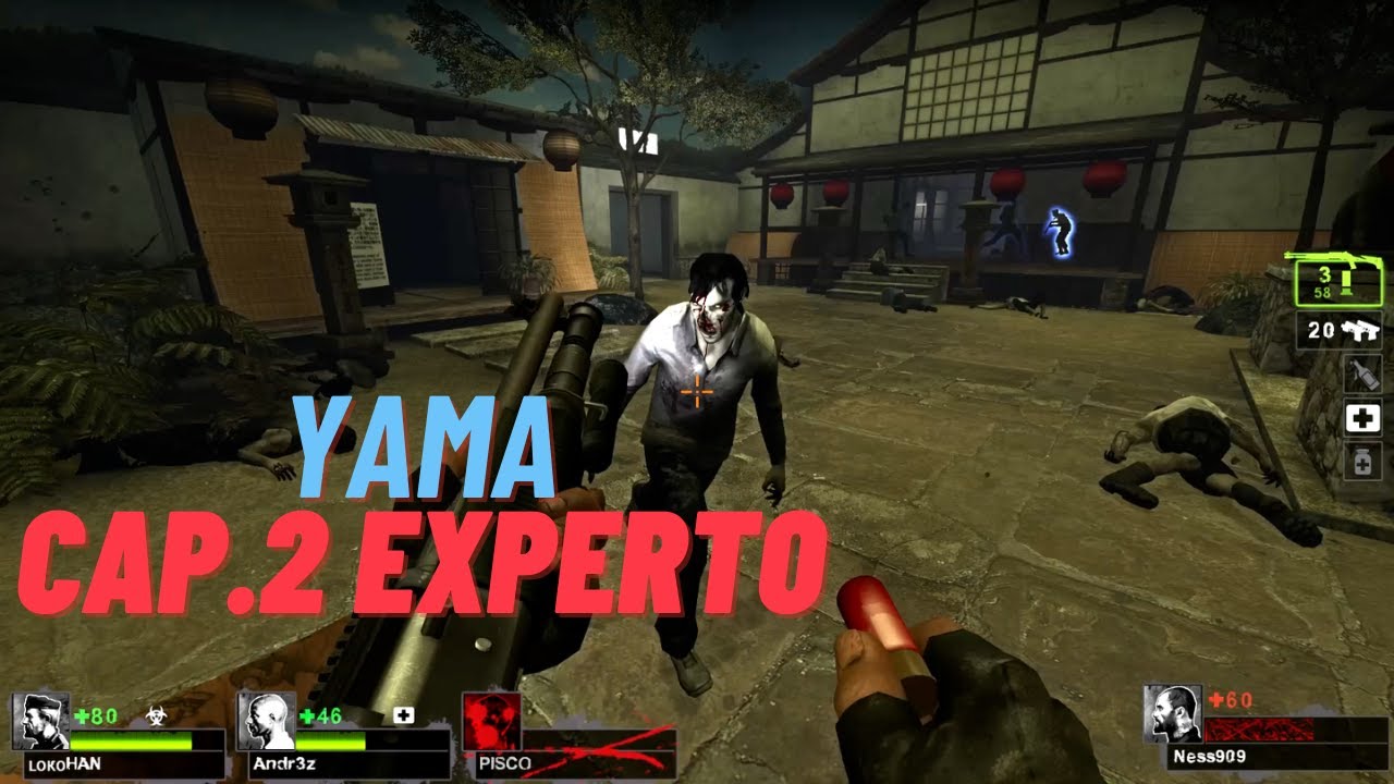 Left 4 Dead 2 - "Yama" en EXPERTO! '''comentado''' Campaña Custom 2/5 ...