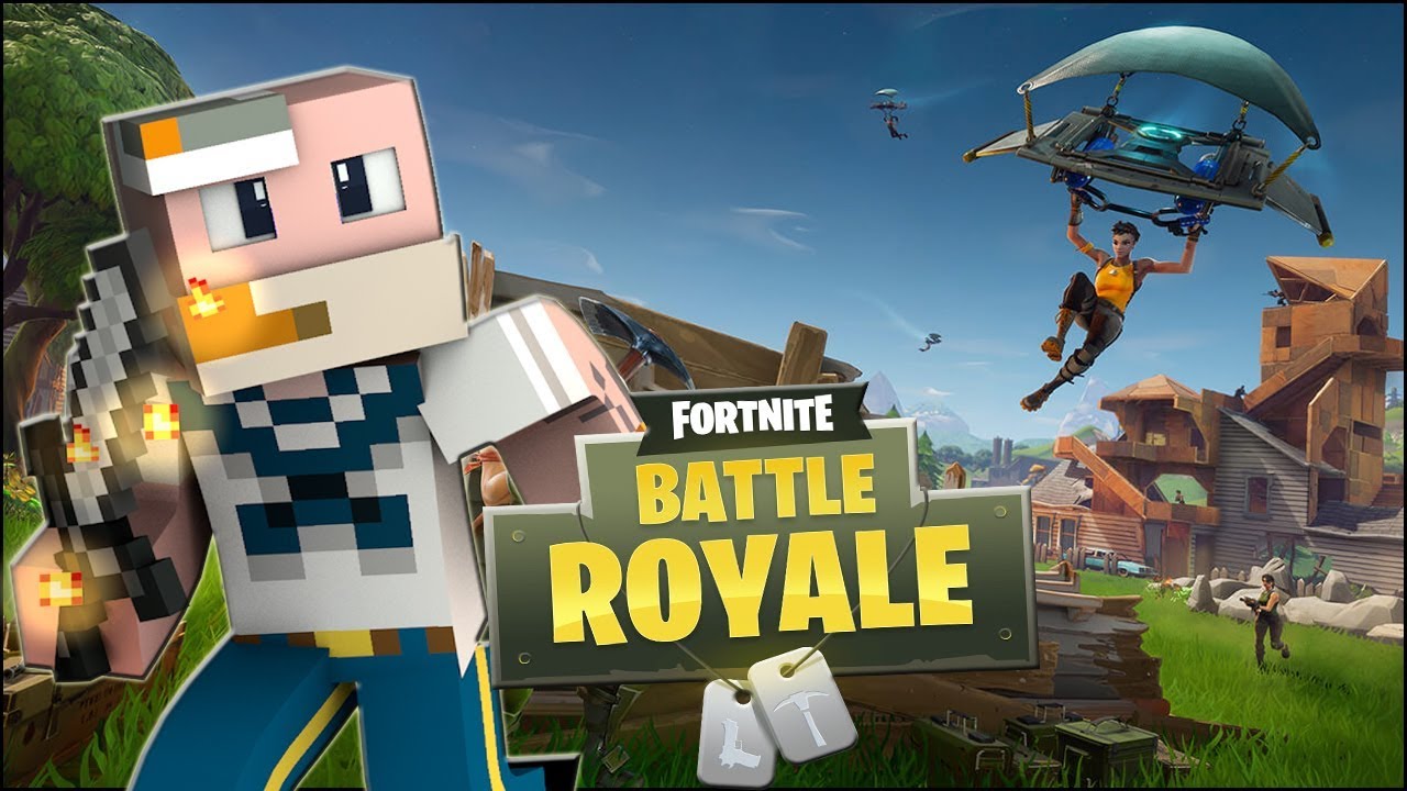 FORTNITE SUR MINECRAFT? DEJA TOP 1? | Minecraft Battle Royal | Hypixel ...