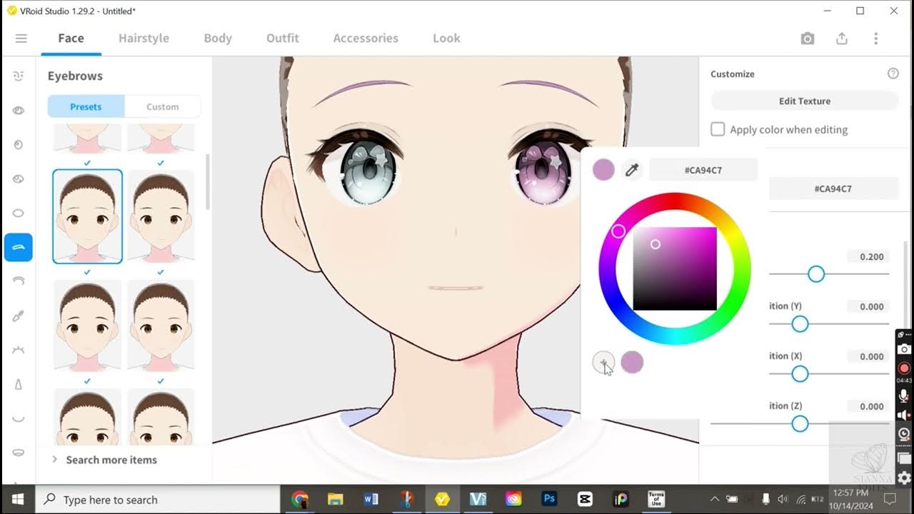 Vroid tutorial Part 1 - YouTube