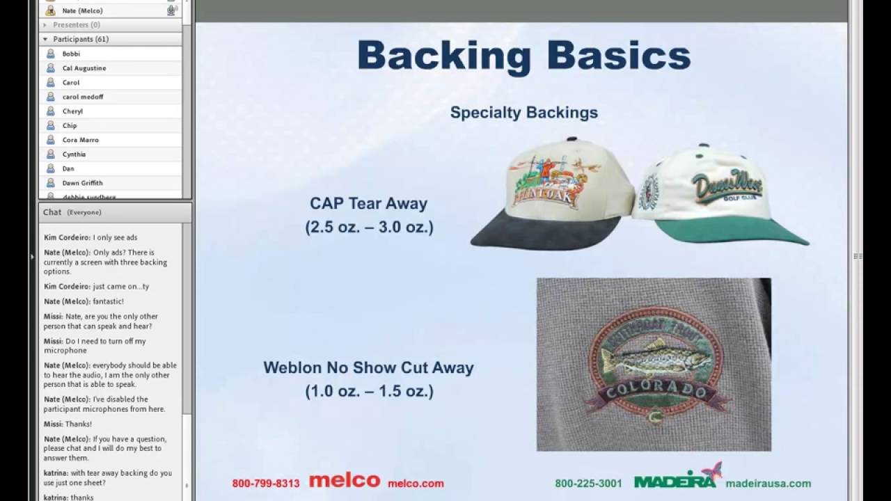 Backing Basics Webinar - YouTube