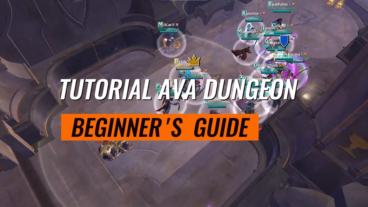 TUTORIAL AVA DUNGEON! - ALBION ONLINE - YouTube