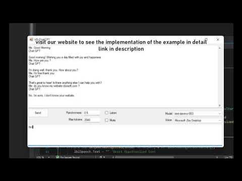 Using ChatGPT in VB Net - YouTube