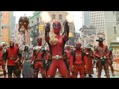 ( HINDI ) - Deadpool Vs All Deadpool Variants Fight Scene  Deadpool & Wolverine 2024 Movie Clip 4k