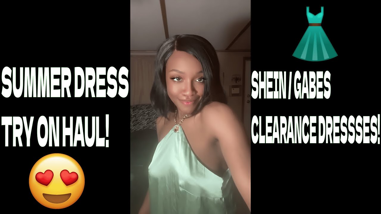 SUMMER DRESS TRY ON HAUL! 👗👡👛 - YouTube