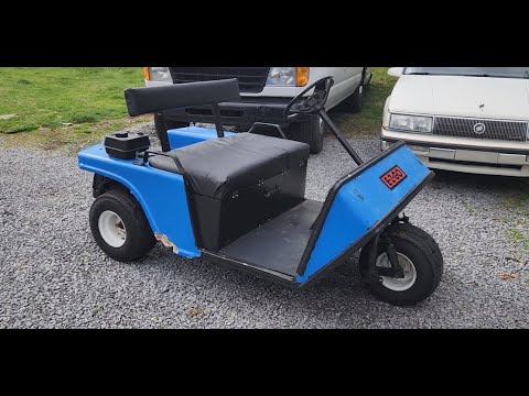 1978 EZ-GO GolfCart Electric to Gas Conversion (Update) - YouTube