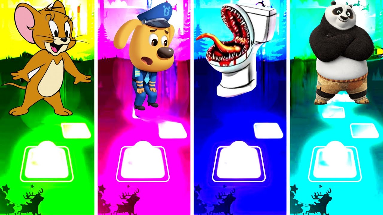 Tom and Jerry 🆚 Sheriff Labrador 🆚 Toilet monstar 🆚 Kung fu panda 🎶 Who ...