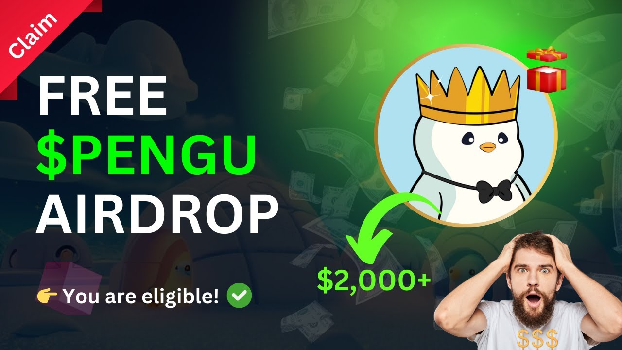 Claim free $PENGU Airdrop - Pudgy Penguin Airdrop Claim Guide 🤑🚀 - YouTube