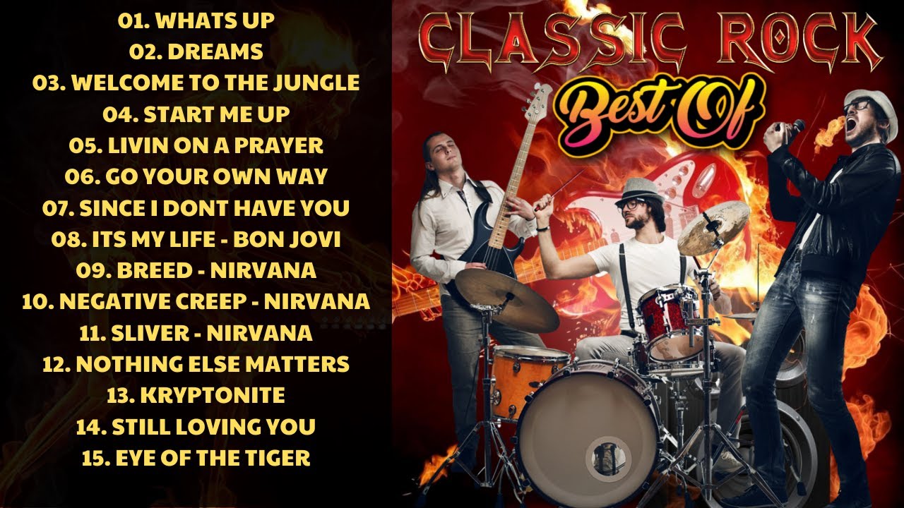 CLASSIC ROCK MUSIC 🎸 GRANDES ÉXITOS DEL ROCK CLASSICO 70s 80s 🎸ACDC ...