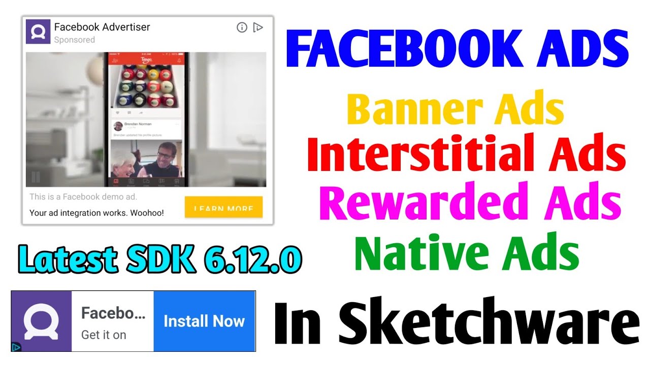 Facebook Ads In Sketchware Facebook All Ads In Sketchware Sketchware Tutorial Sketchware