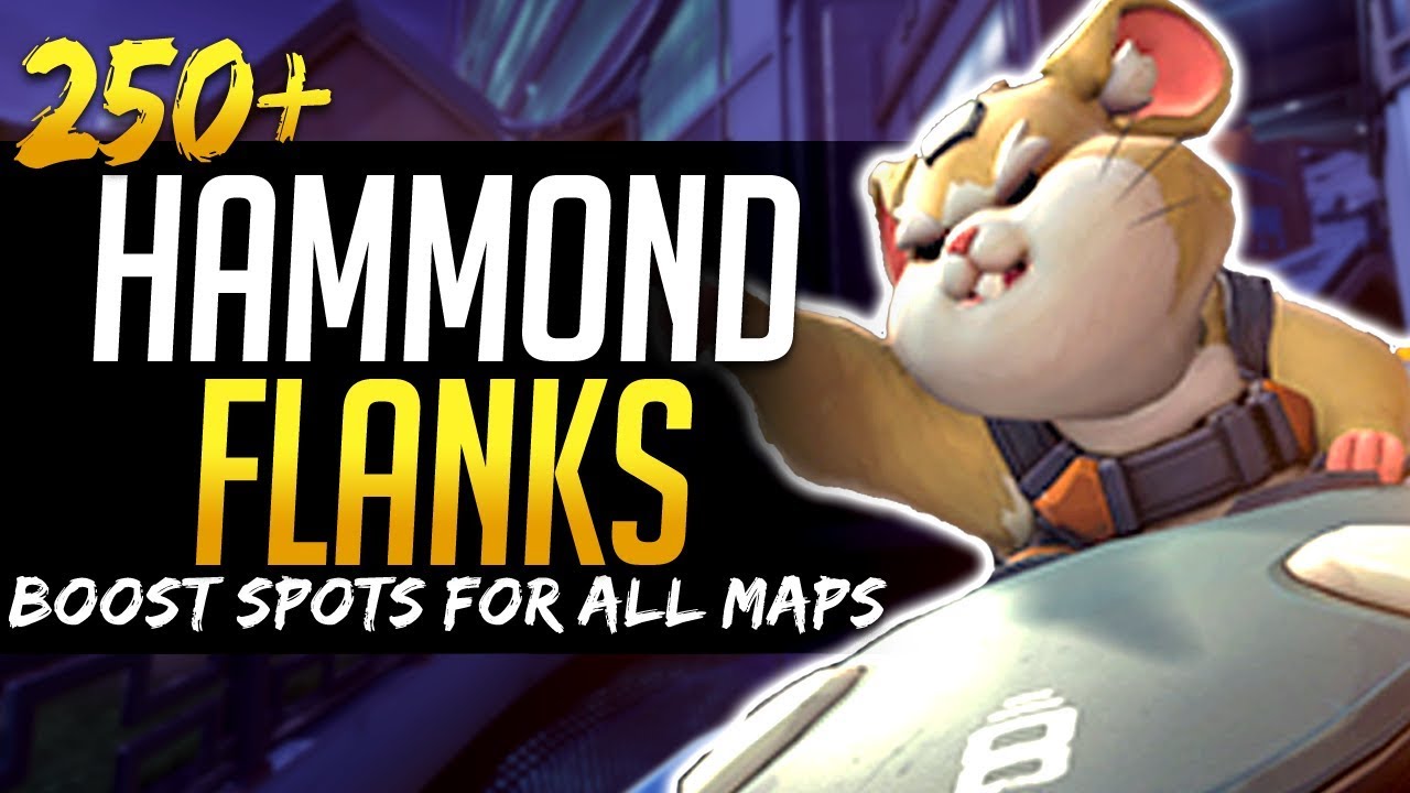 Overwatch 250+ HAMMOND GRAPPLE FLANKS & BOOSTS - All Maps - Wrecking ...