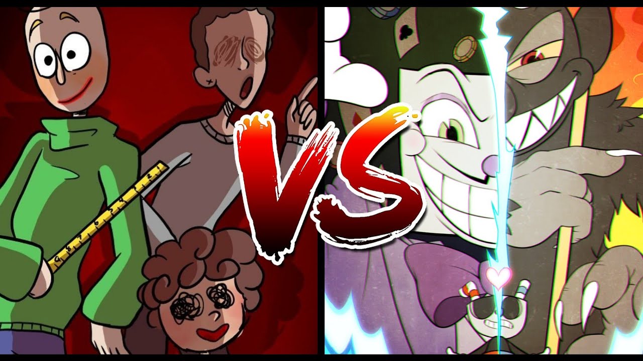Gacha Life - Baldi's Basics vs Cuphead Singing Battle - YouTube