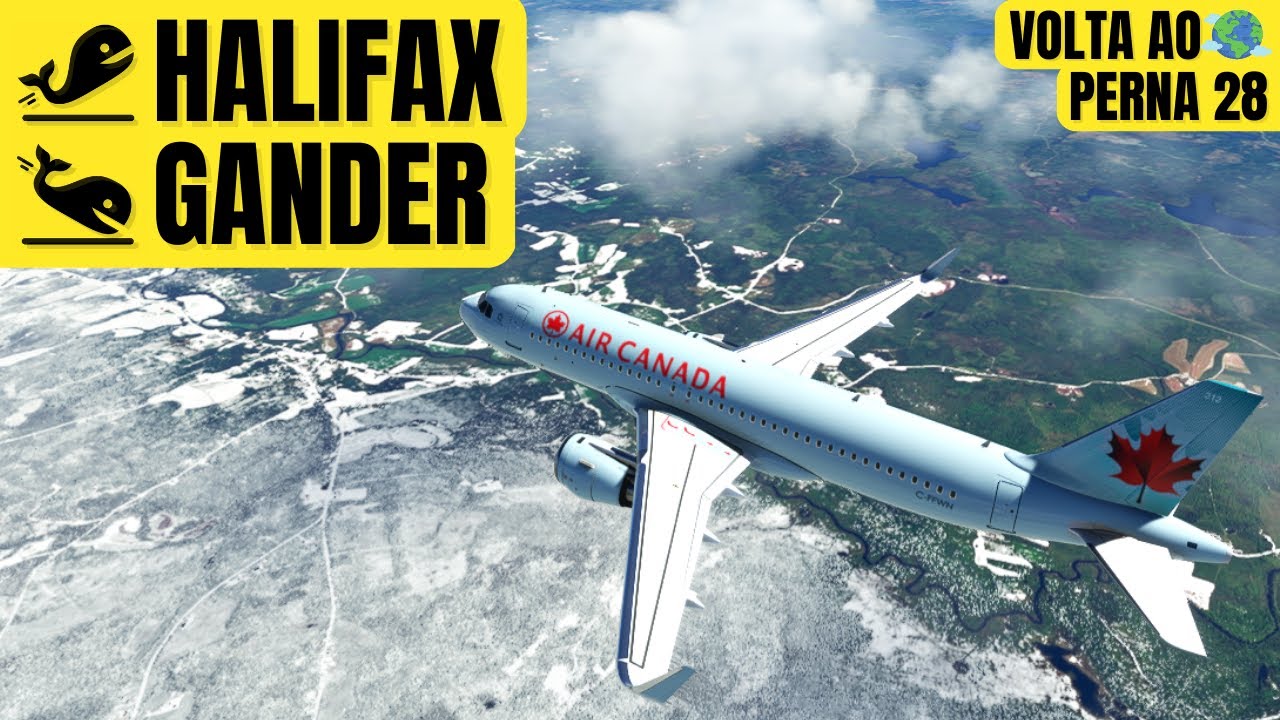 HALIFAX (CYHZ) GANDER (CYQX) • A320neo • AIR CANADA • FLIGHT SIMULATOR ...