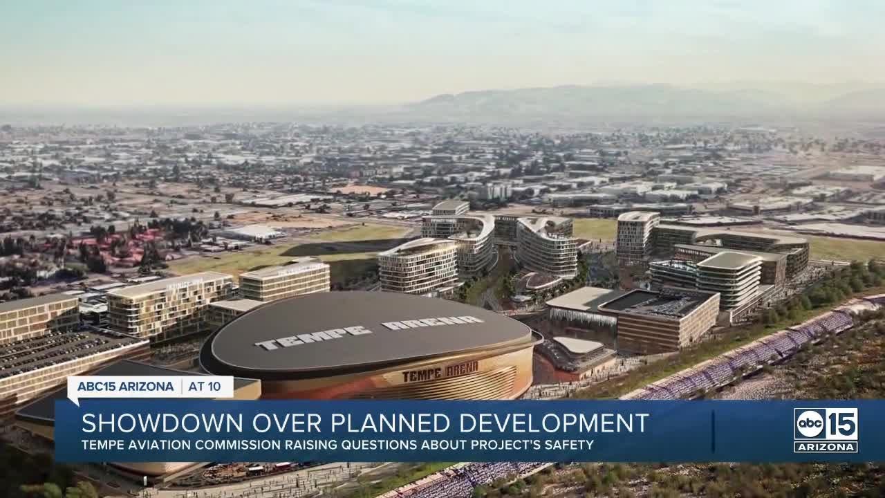 Showdown over planned Tempe entertainment district development - YouTube