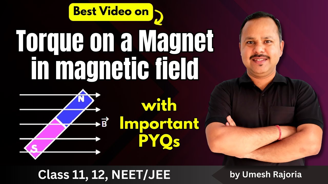 6. Torque on a Magnet in Magnetic field | Magnetism & Matter | 12th ...