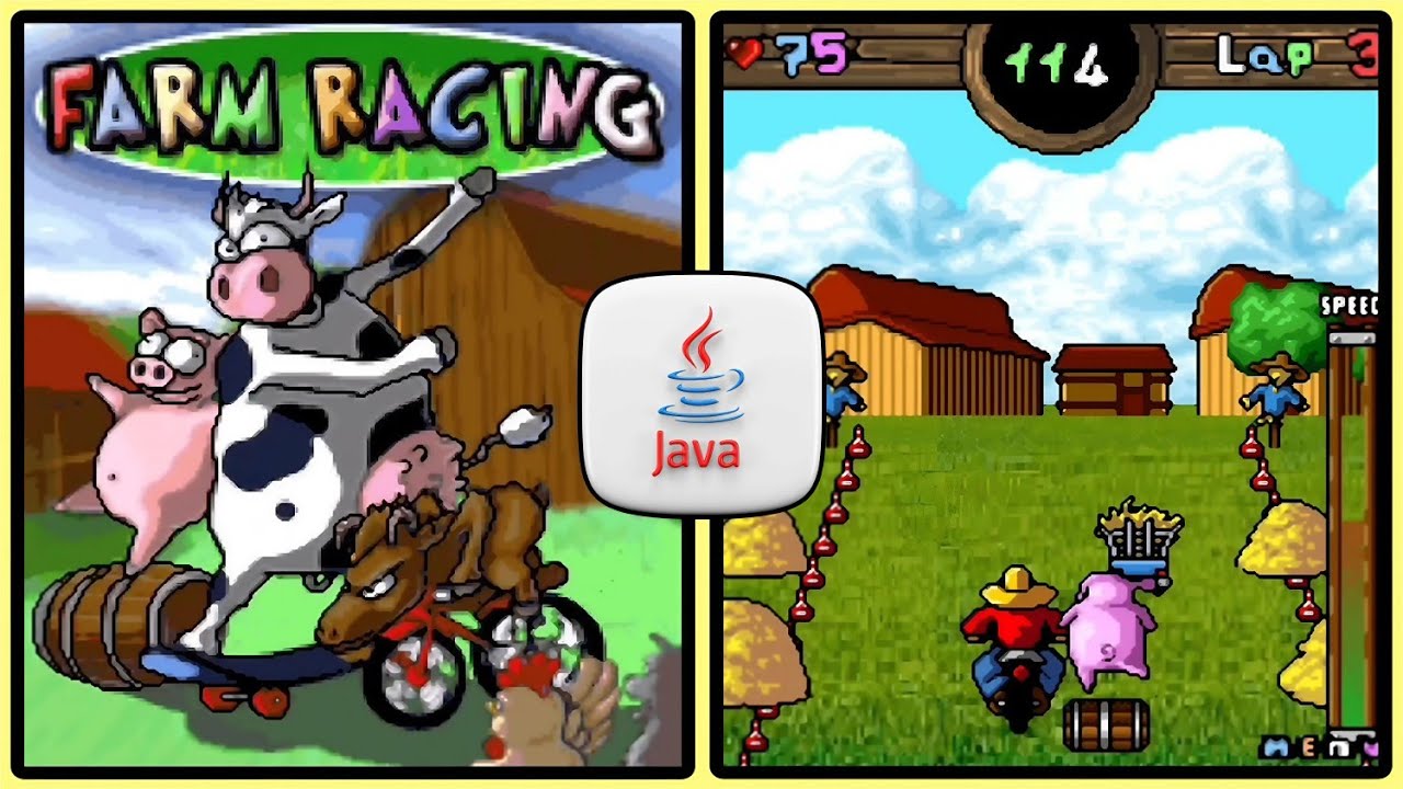 Farm Racing (2004) Java games - YouTube