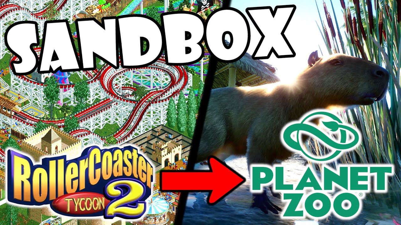 RollerCoaster Tycoon PRO tries PLANET ZOO for the FIRST TIME! - YouTube