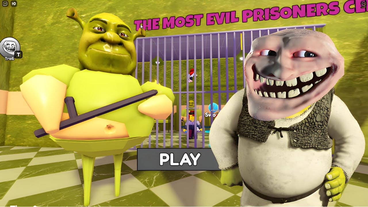Shrek’s Epic Escape in Barry's Prison Run - YouTube