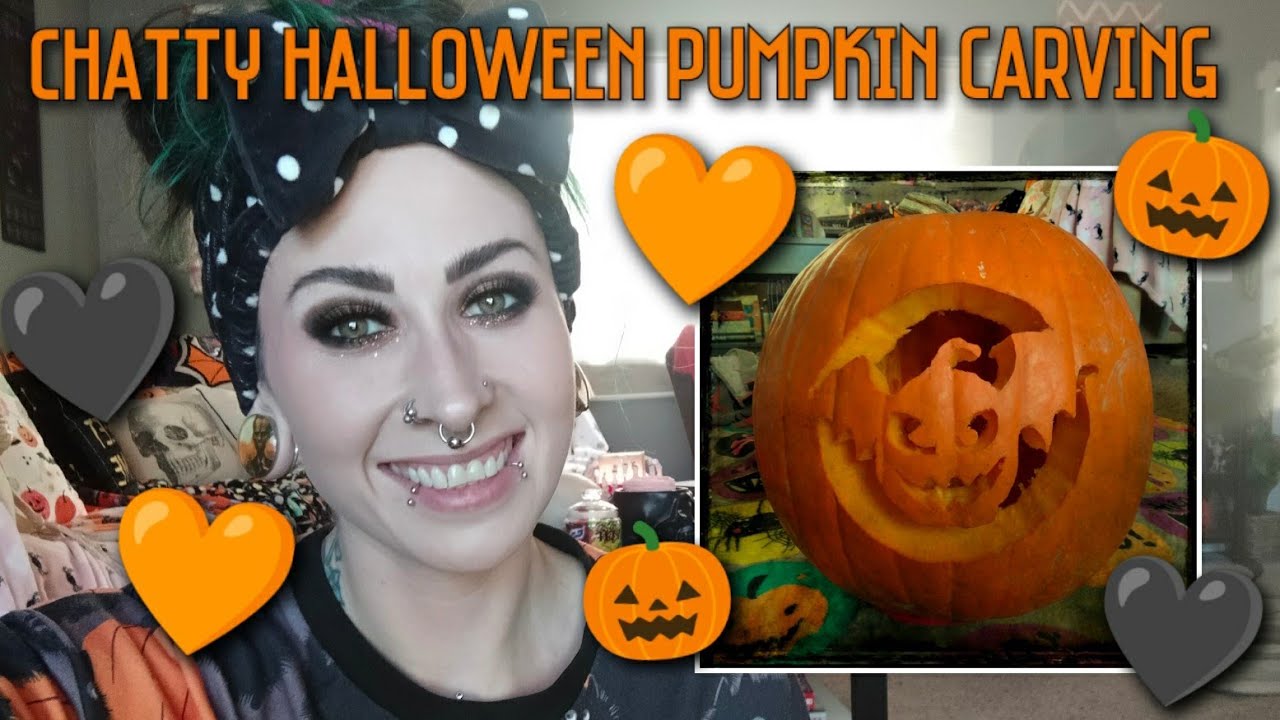 Chatty Halloween Pumpkin Carving - YouTube