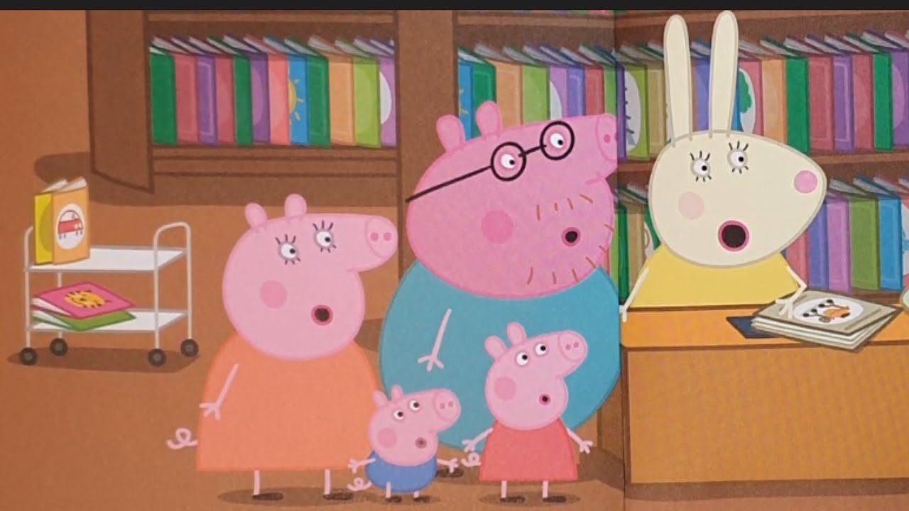 Peppa Pig: The Library - Read Aloud - YouTube