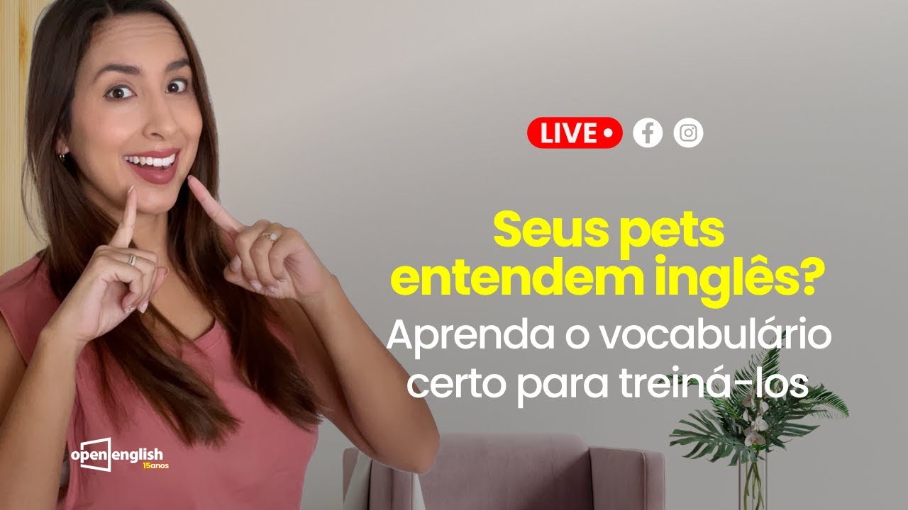 Aula grátis - Vocabulário sobre pets em inglês! - YouTube