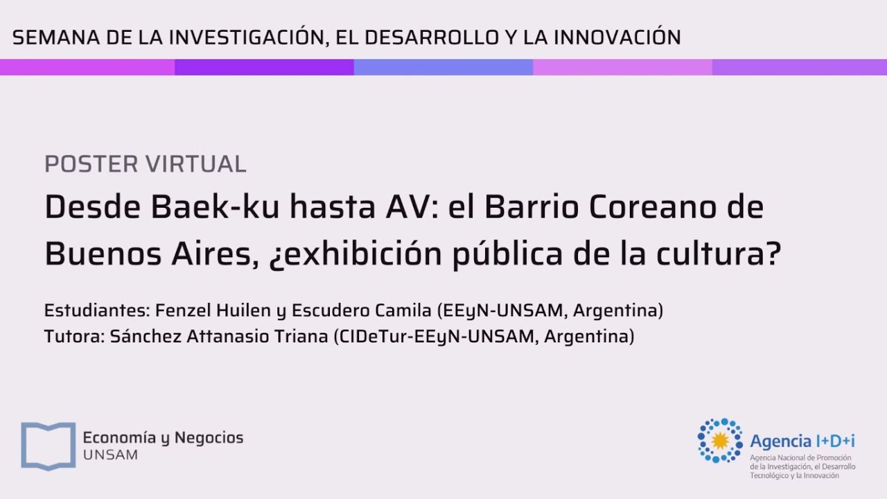 Desde Baek-ku hasta AV: el Barrio Coreano de Buenos Aires ¿exhibición ...