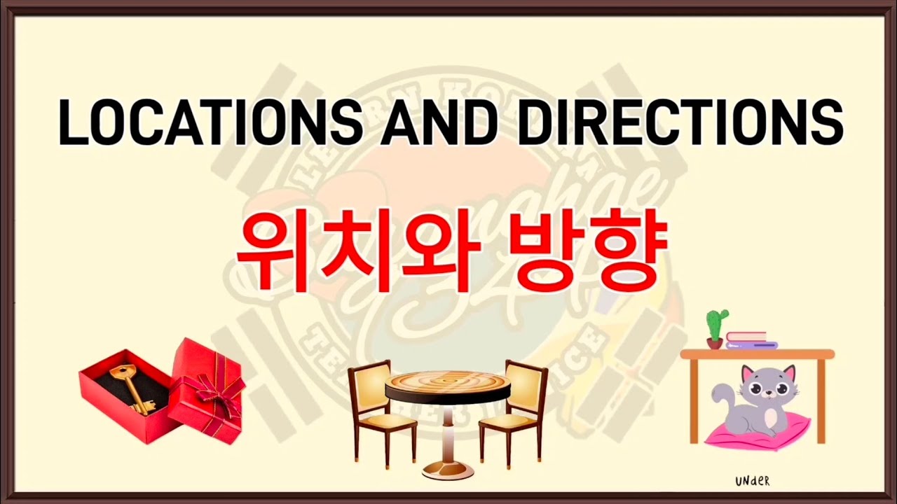 LOCATIONS and DIRECTIONS IN KOREAN #howtopassepstopik #foryou # ...