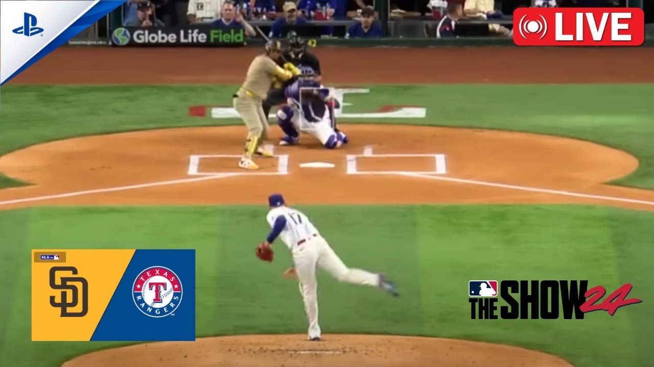 MLB LIVE Padres vs. Rangers Highlights 3/20/2025 | MLB The Show 25 ...
