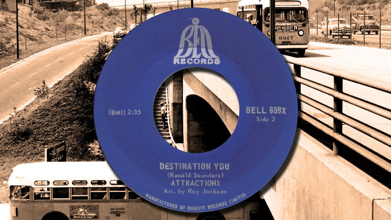 The Attractions Destination You - Rare Instrumental Northern Soul - YouTube